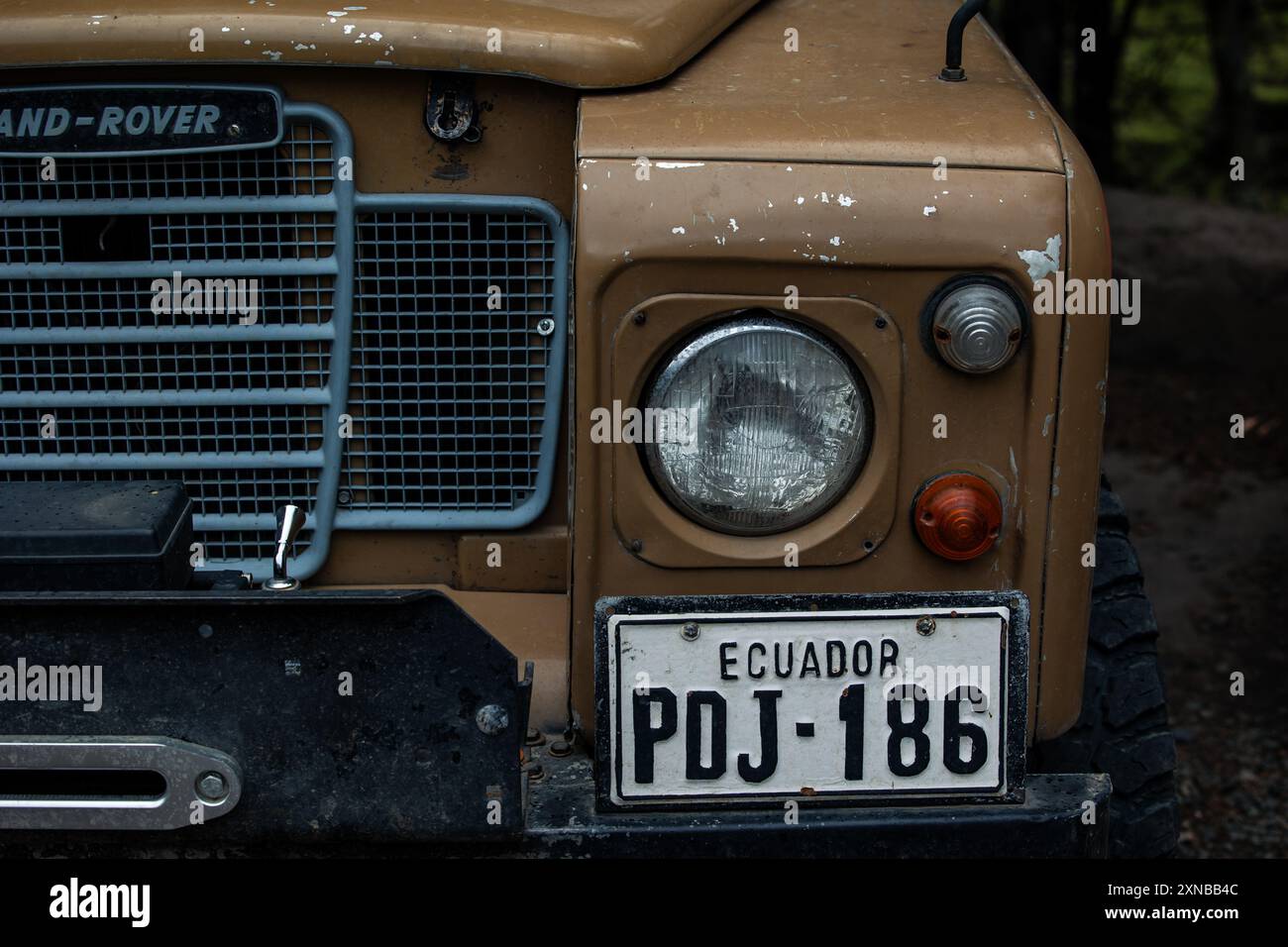 Ecuador license plate hi-res stock photography and images - Alamy