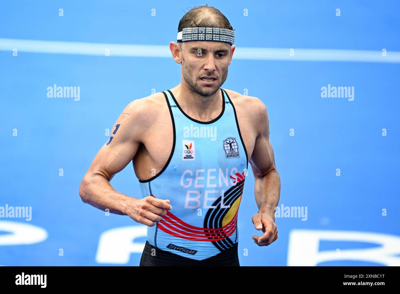 Paris, France. 31st July, 2024. Belgian Jelle Geens pictured in action ...