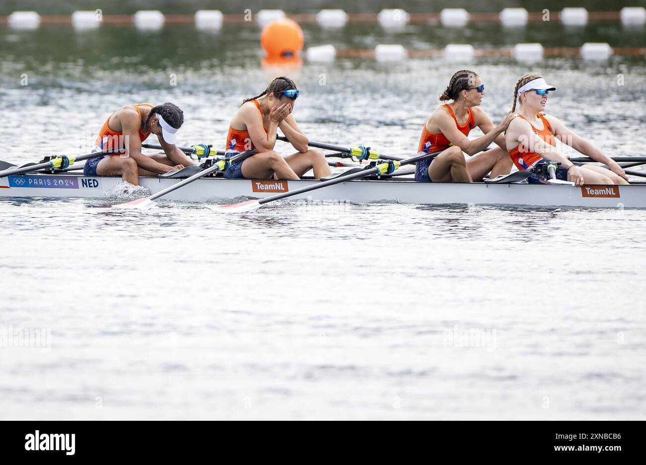 PARIS - Laila Youssifou, Bente Paulis, Roos de Jong and Tessa Dullemans ...