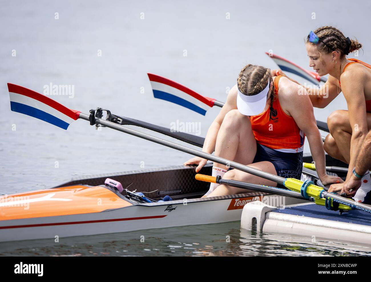 PARIS - Laila Youssifou, Bente Paulis, Roos de Jong and Tessa Dullemans ...