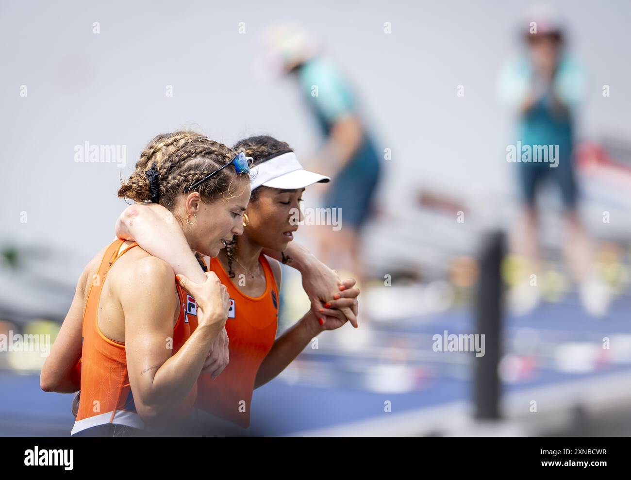 PARIS - Laila Youssifou, Bente Paulis, Roos de Jong and Tessa Dullemans ...