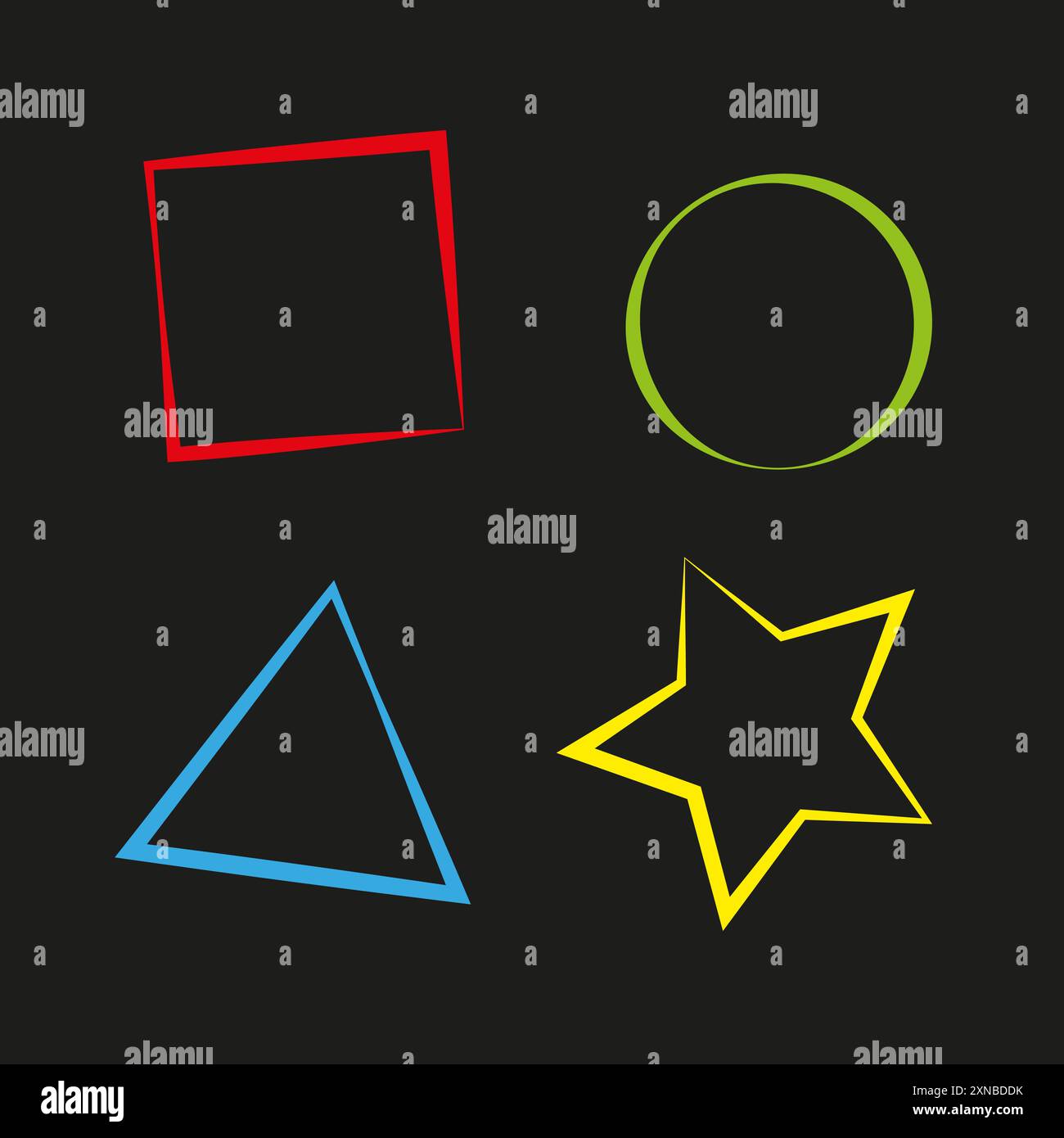 Yellow outlines hi-res stock photography and images - Alamy