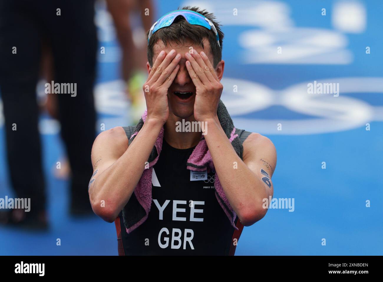 Alex yee finish line 2024 olympics hi-res stock photography and images - Alamy