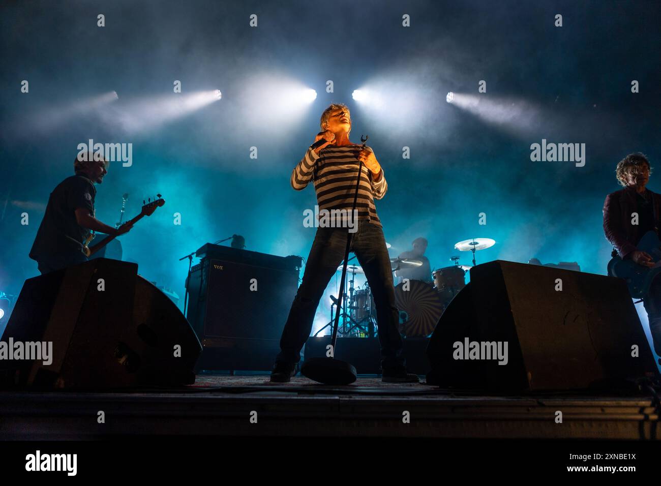 Fredrikstad, Norway. 27th, July 2024. The Norwegian rock band DumDum ...