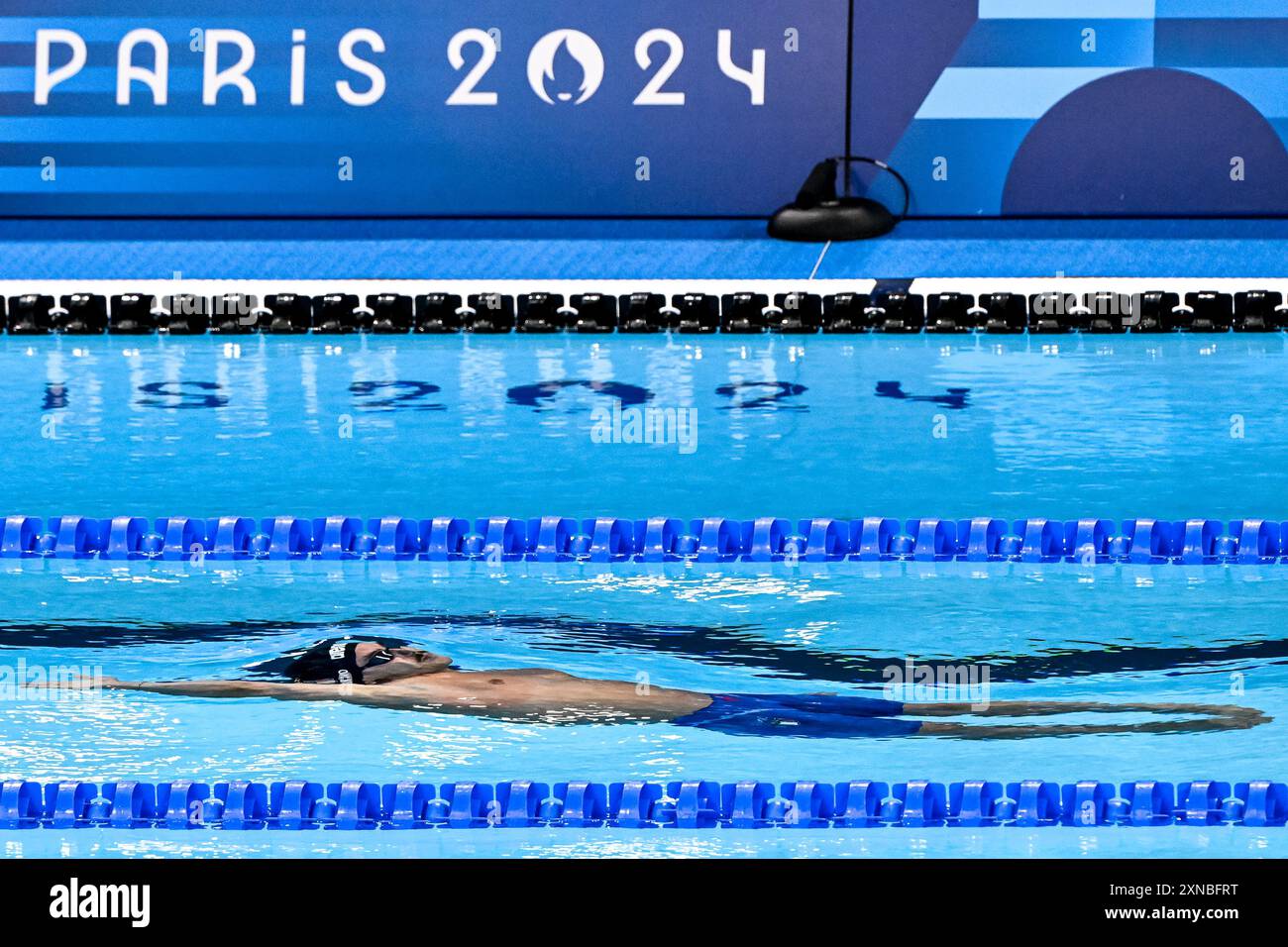 Paris, France. 31st July, 2024. Matteo Restivo of Italy competes in the ...