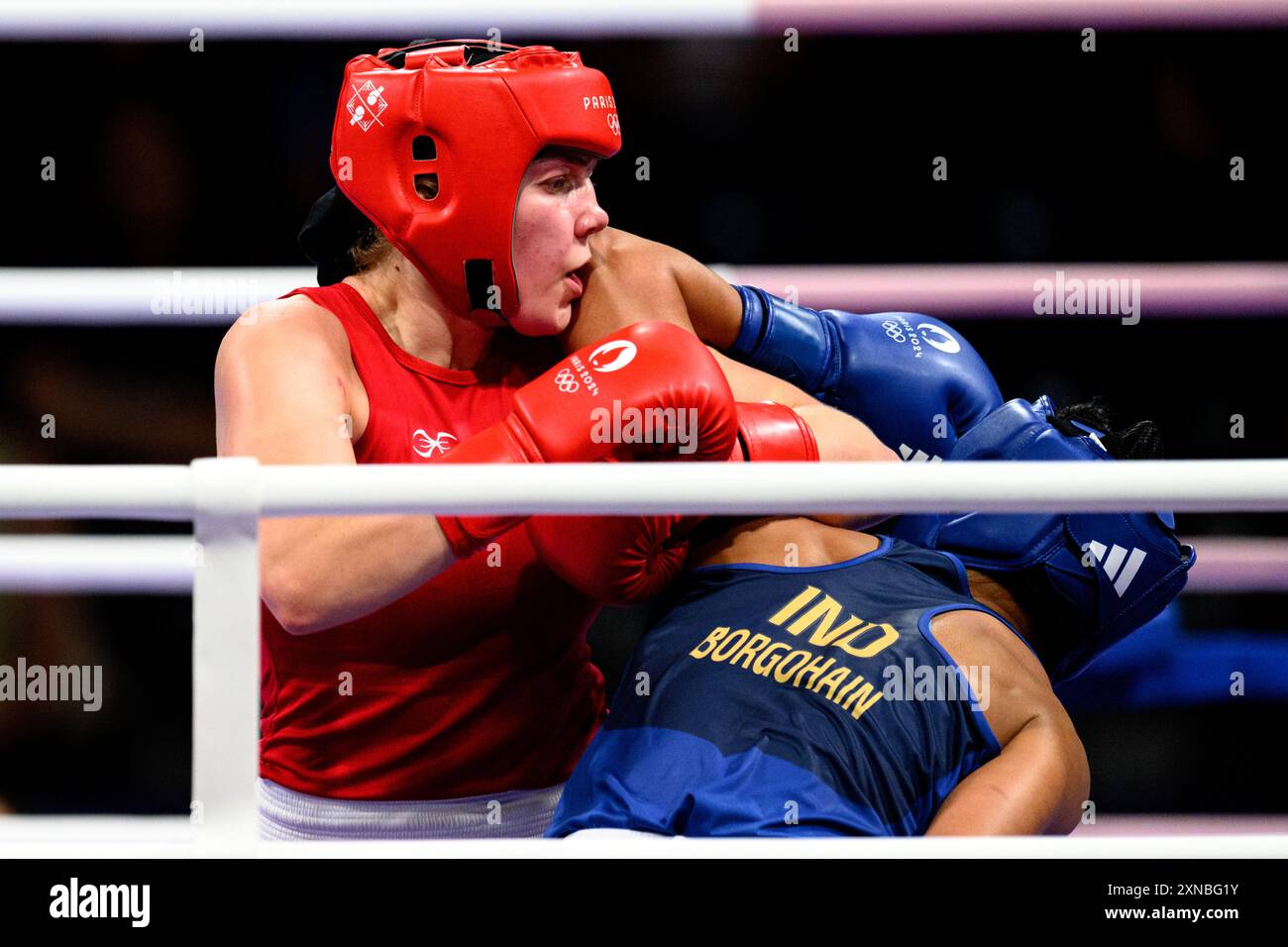 Sunniva Hofstad of, Norway. , . vs Lovlina Borgohain of India in a ...