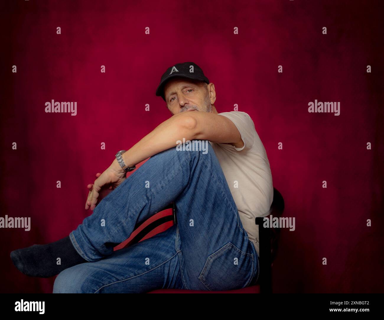 Singer and composer Alejo Stivel poses for Europa Press, July 31, 2024 ...