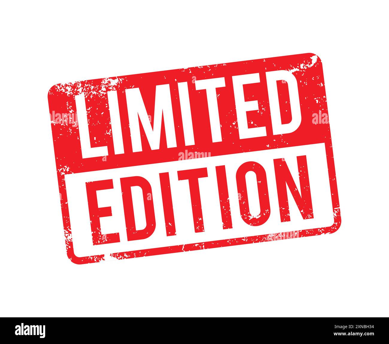 Limited edition square red grunge rubber stamp isolated on white. vector illustration Stock ...