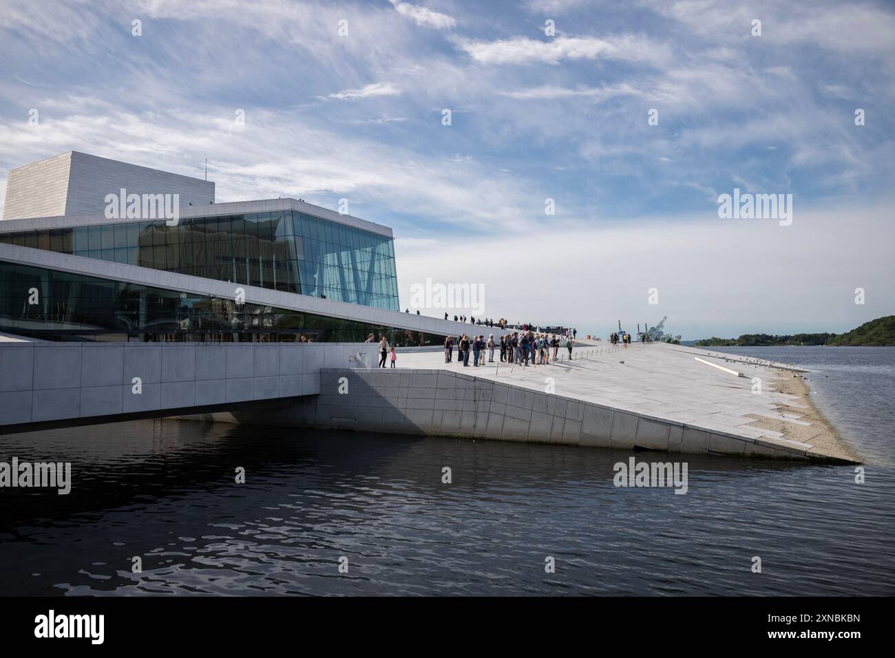 The Oslo Opera House, (Operahuset) home of the Norwegian National Opera ...