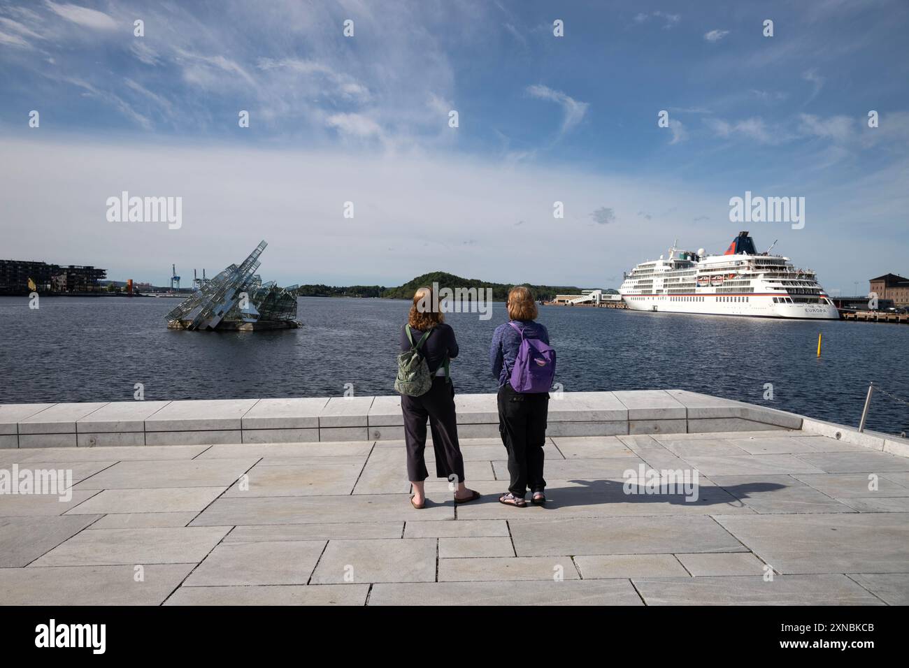 The Oslo Opera House, (Operahuset) home of the Norwegian National Opera ...