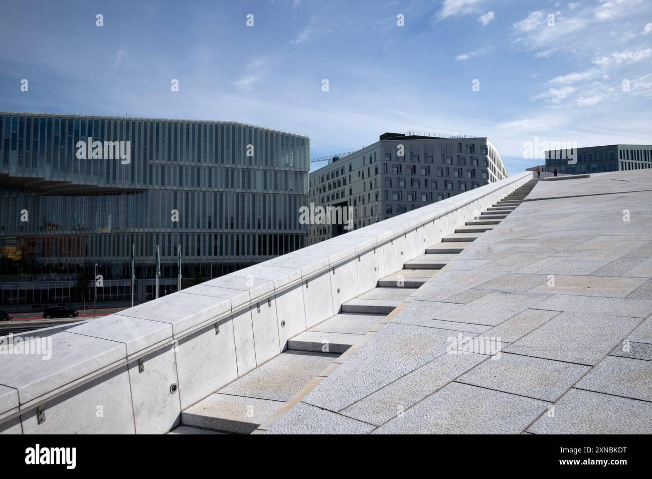 The Oslo Opera House, (Operahuset) home of the Norwegian National Opera ...
