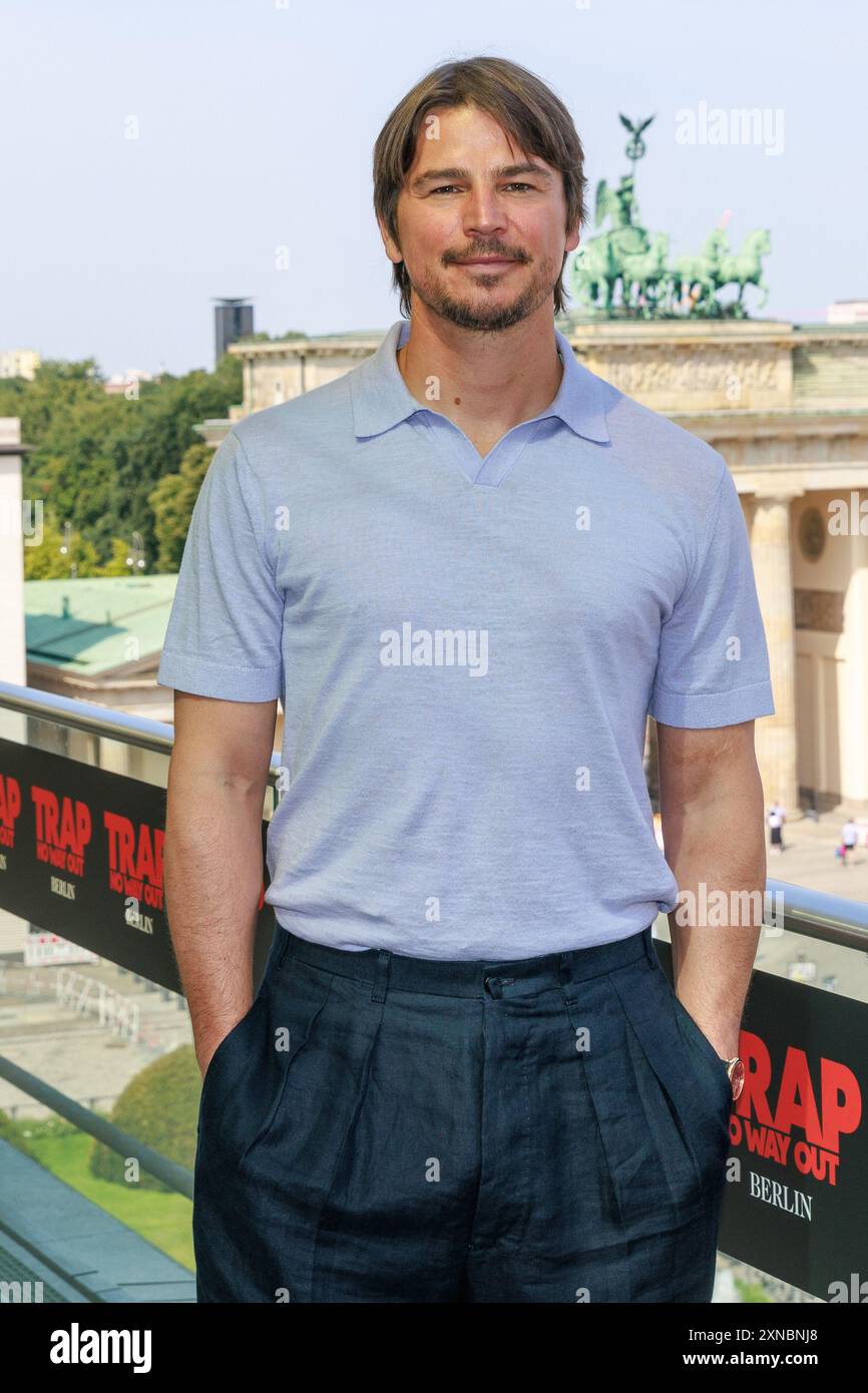 Berlin, Germany. 31st July, 2024. Leading actor Josh Hartnett at a ...