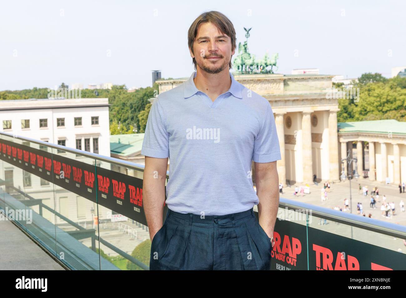 Berlin, Germany. 31st July, 2024. Leading actor Josh Hartnett at a ...