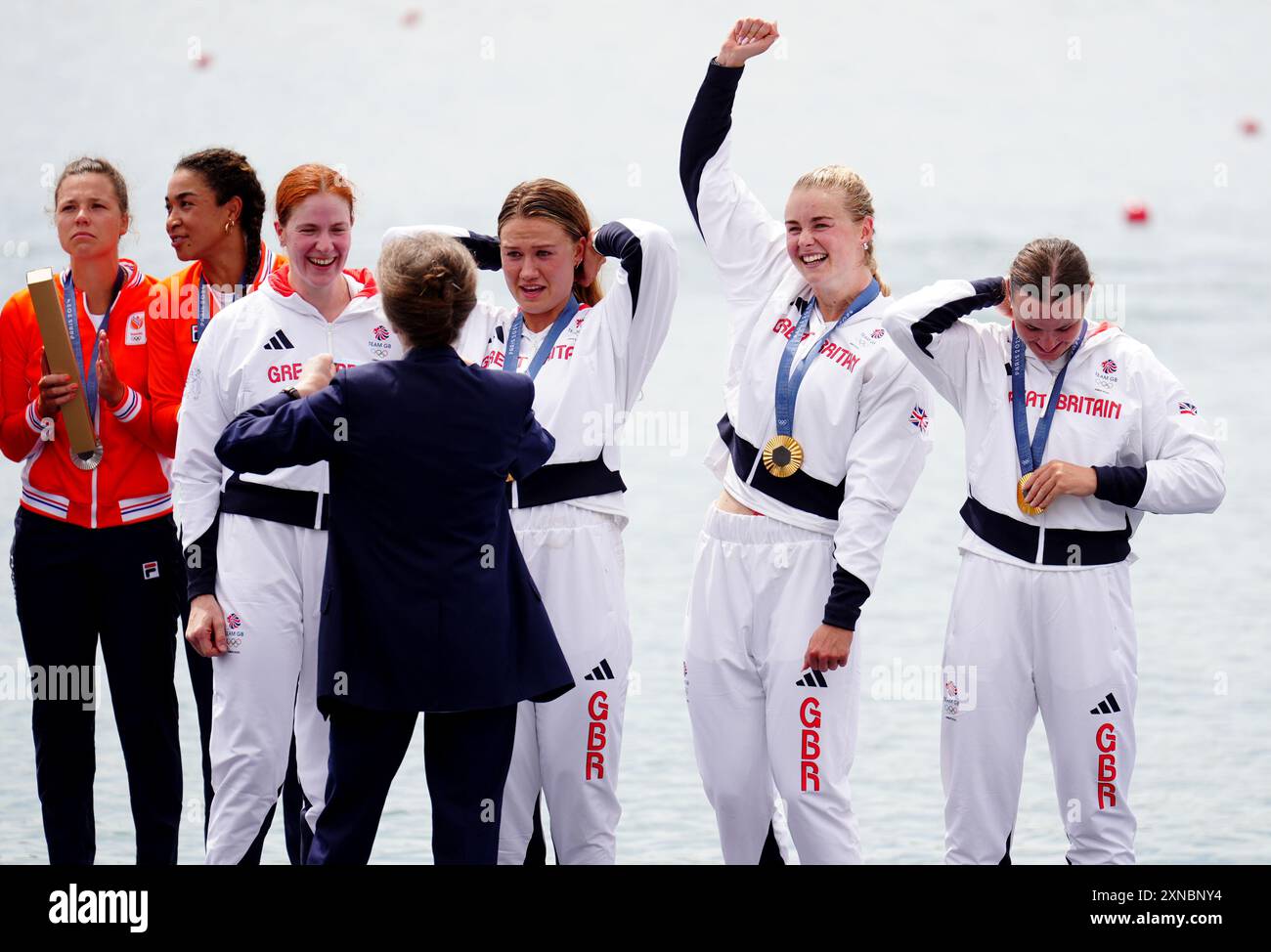 Great Britain’s Lauren Henry, Hannah Scott, Lola Anderson and Georgie ...