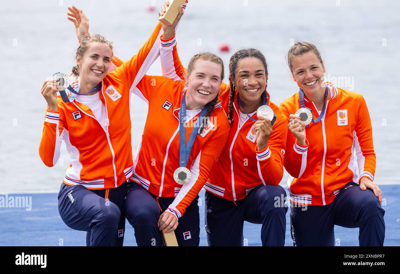 PARIS - Bente Paulis, Laila Youssifou, Roos de Jong and Tessa Dullemans ...