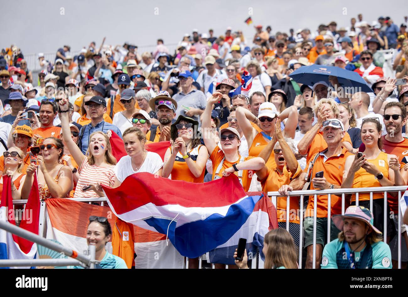 PARIS - Dutch audience during the women's double four finals at the ...