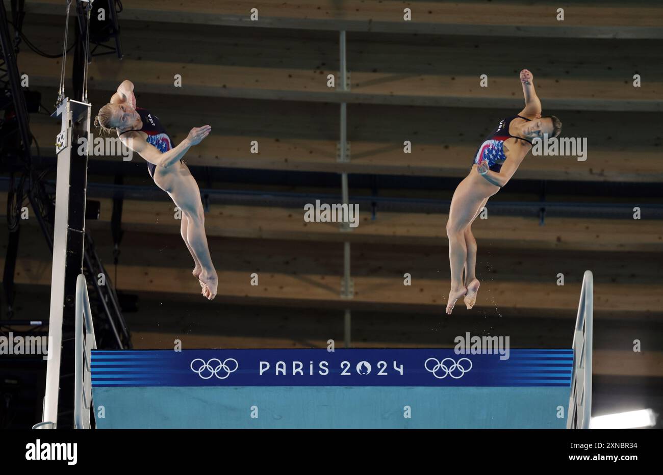 Saint Denis, France. 31st July, 2024. Jessica Parratto/Delaney Schnell ...