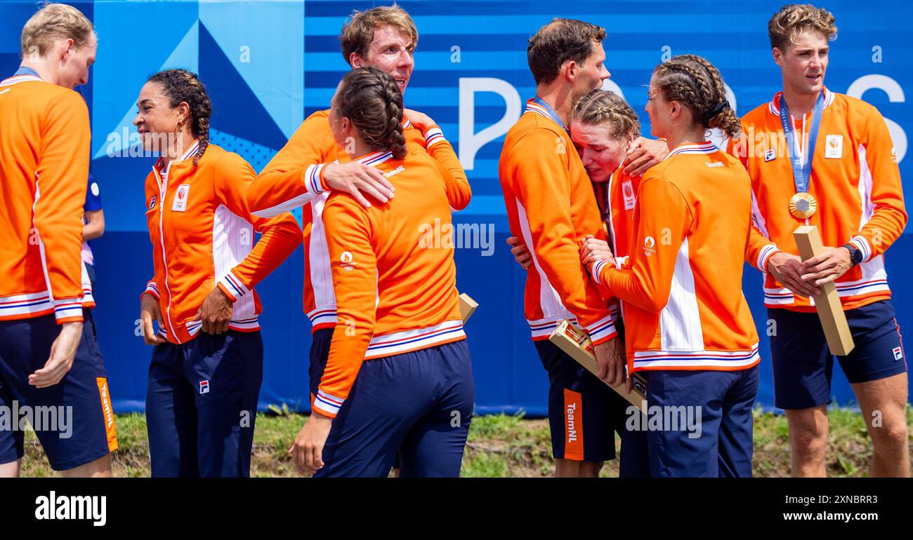 PARIS - The Dutch rowers of men's and women's double sculls ...