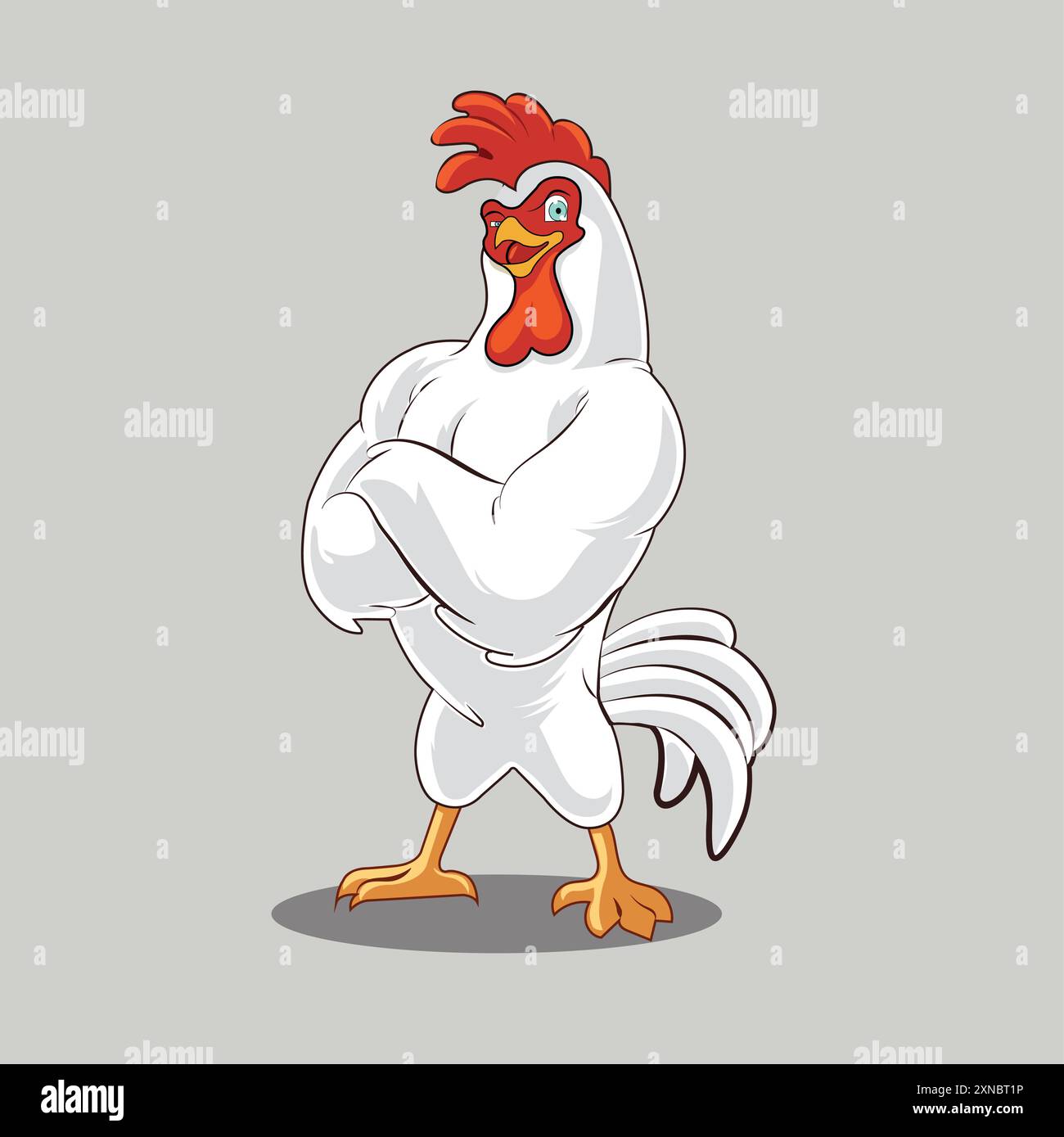 Chicken fighting Stock Vector Images - Alamy