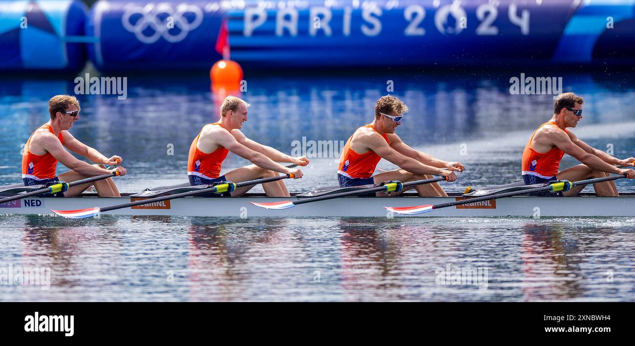 PARIS - Finn Florijn, Koen Metsemaker, Lennart van Lierop and Tone ...