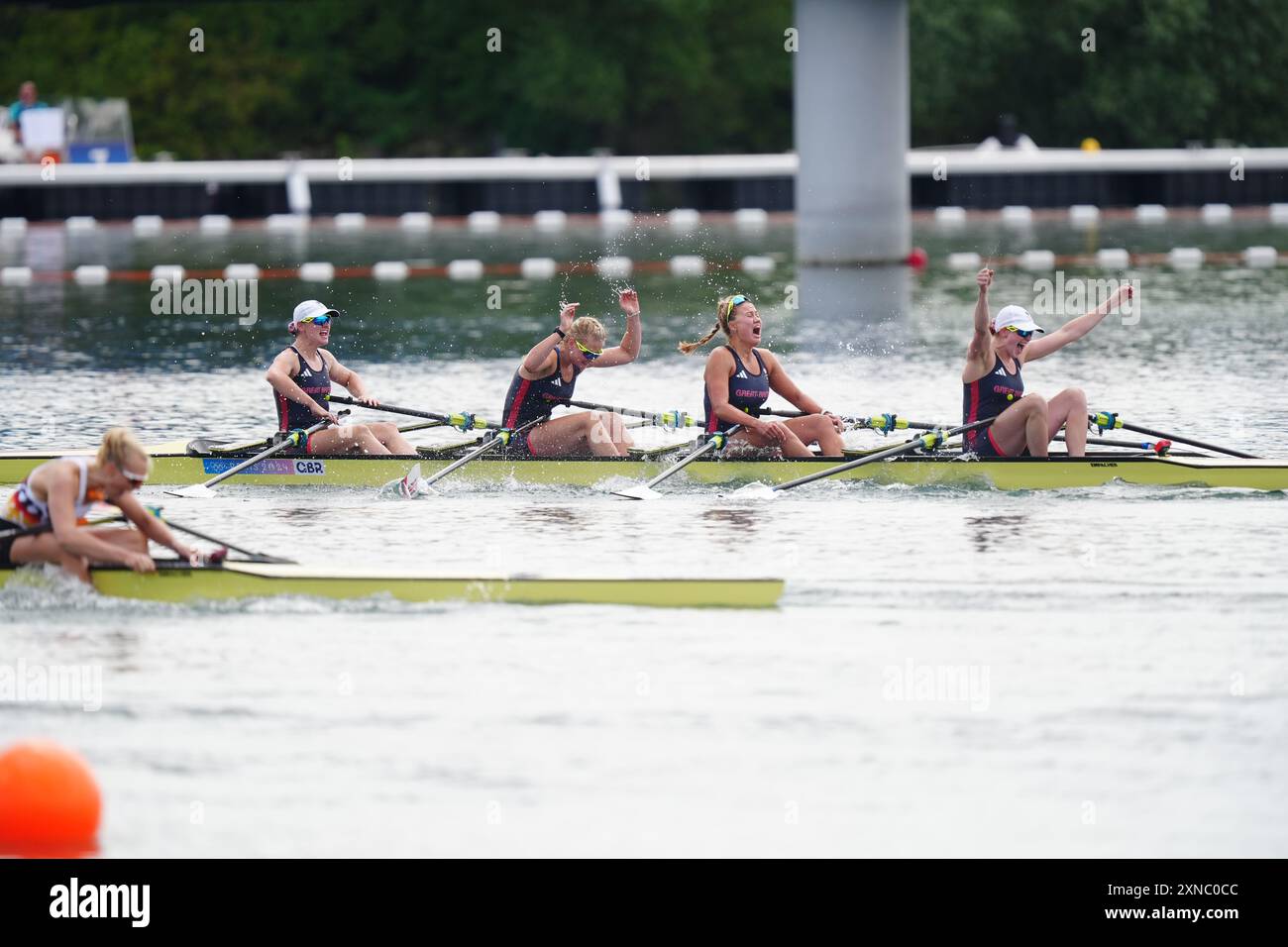 Great Britain’s Lauren Henry, Hannah Scott, Lola Anderson and Georgie ...
