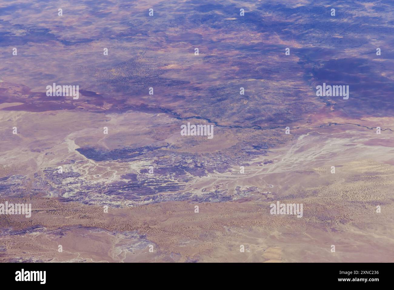 Panorama view of New Mexico desert land from height Stock Photo - Alamy