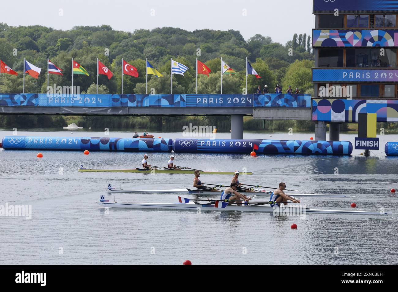 Paris, France 31 July 2024 BEUREY Hugo and LUDWIG Ferdinand of France ...