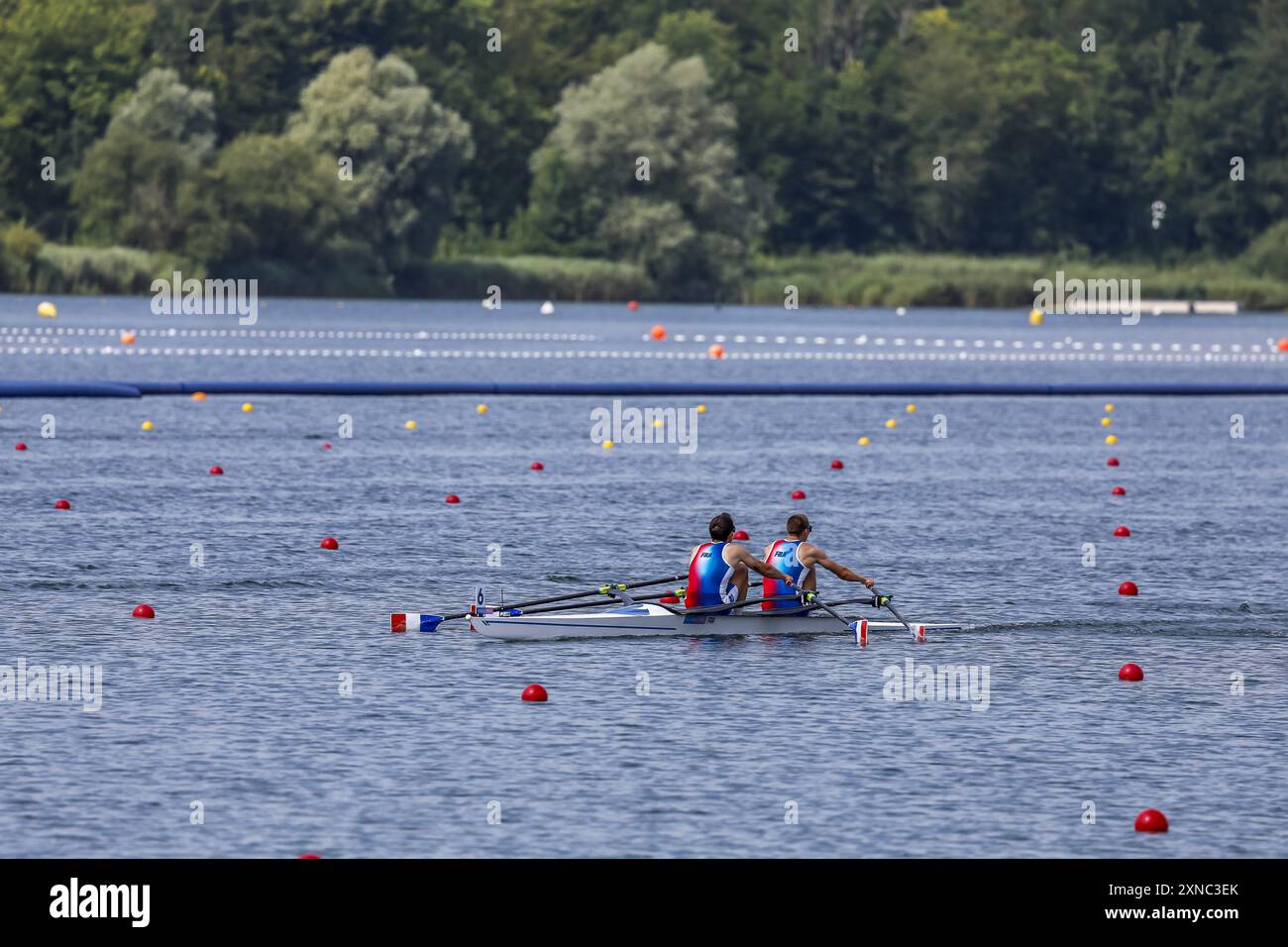 Paris, France 31 July 2024 BEUREY Hugo and LUDWIG Ferdinand of France ...