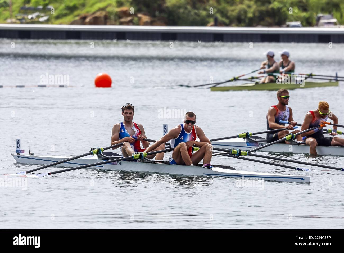 Paris, France 31 July 2024 BEUREY Hugo and LUDWIG Ferdinand of France ...