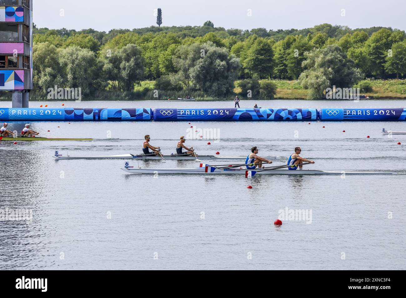 Paris, France 31 July 2024 BEUREY Hugo and LUDWIG Ferdinand of France ...