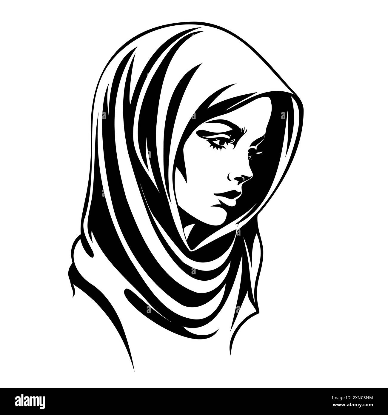 Classic beauty black white Cut Out Stock Images & Pictures - Alamy