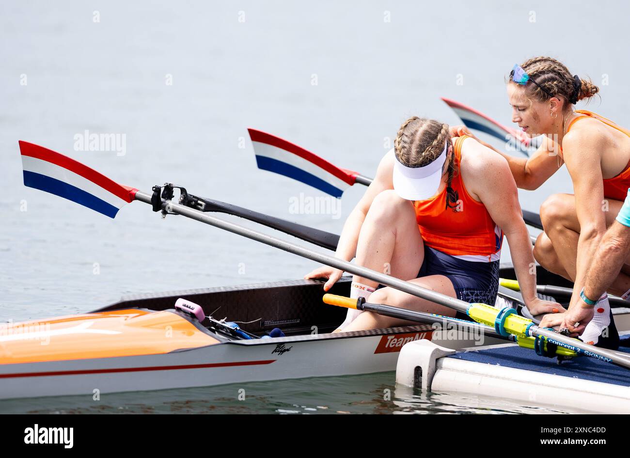 PARIS - Bente Paulis, Laila Youssifou, Roos de Jong and Tessa Dullemans ...