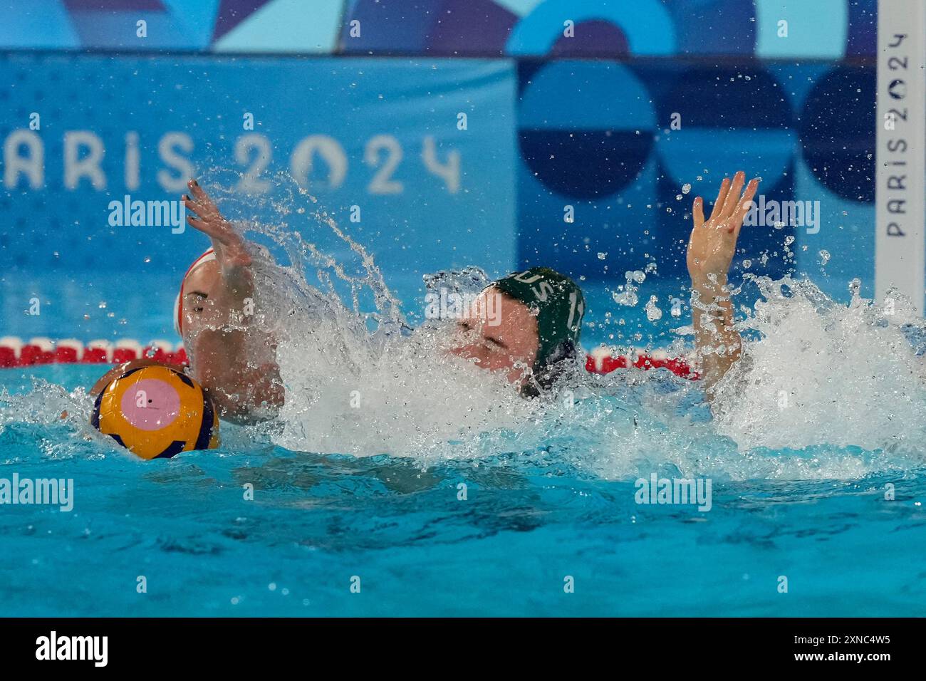 Australia's Tilly Kearns, center, battles for the ball during a women's ...