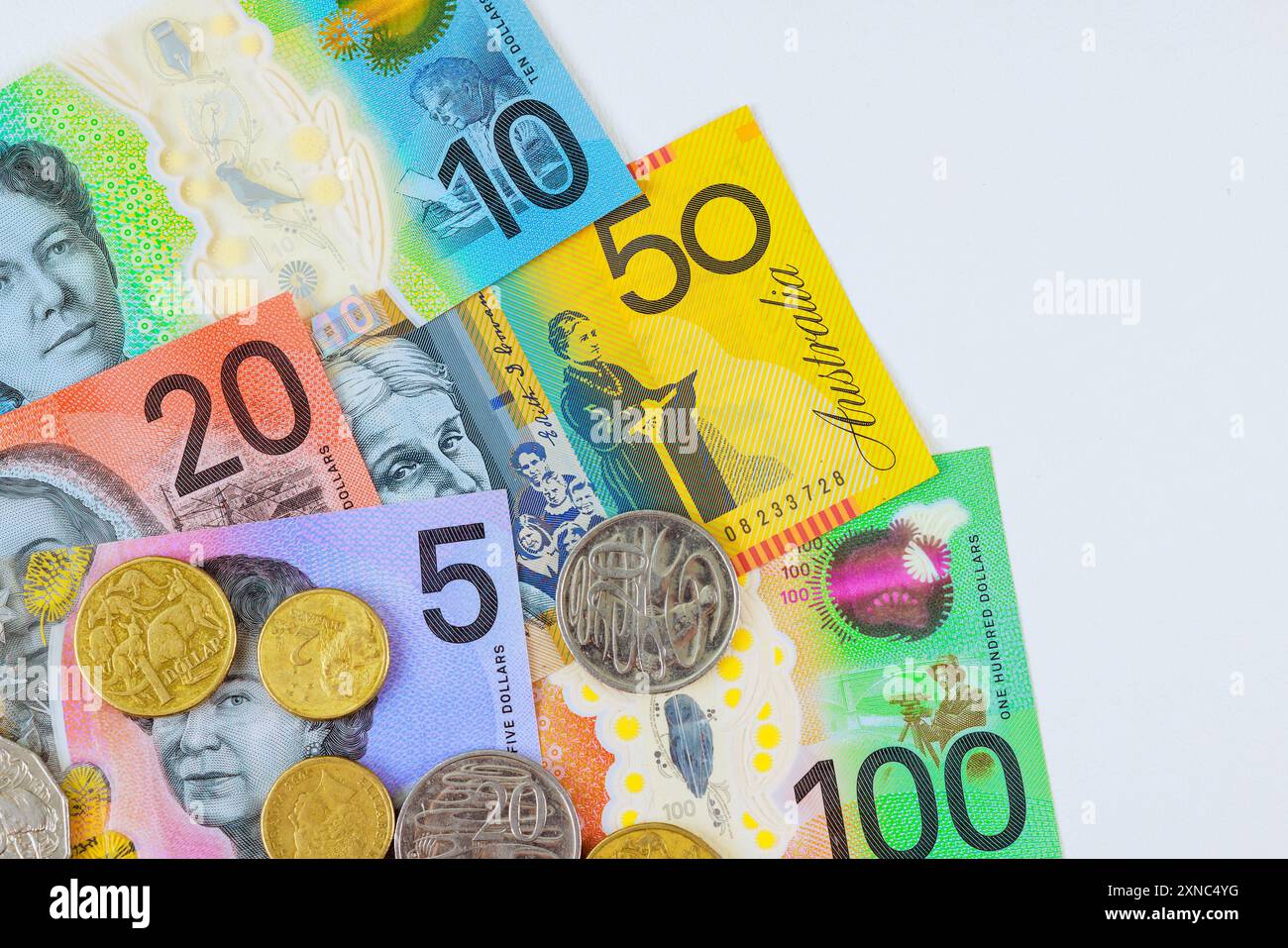 AUD Australian dollars are issued as banknotes, coins by Australian ...