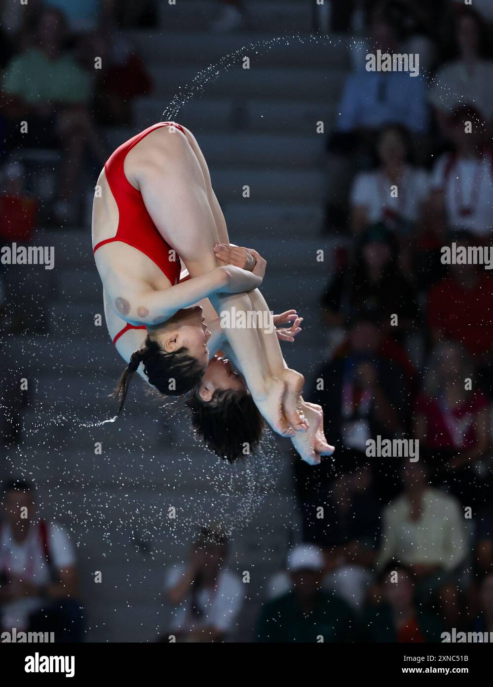Paris, Ile de France, France. 31st July, 2024. MI JO JIN and RAE KIM MI ...