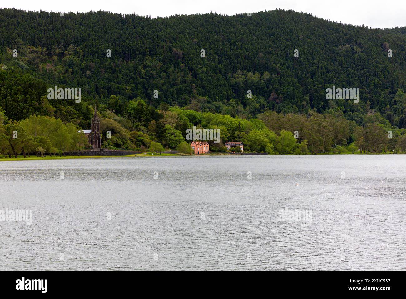 Landscape of Furnas Lake (Lagoa das Furnas) São Miguel Island, Azores ...