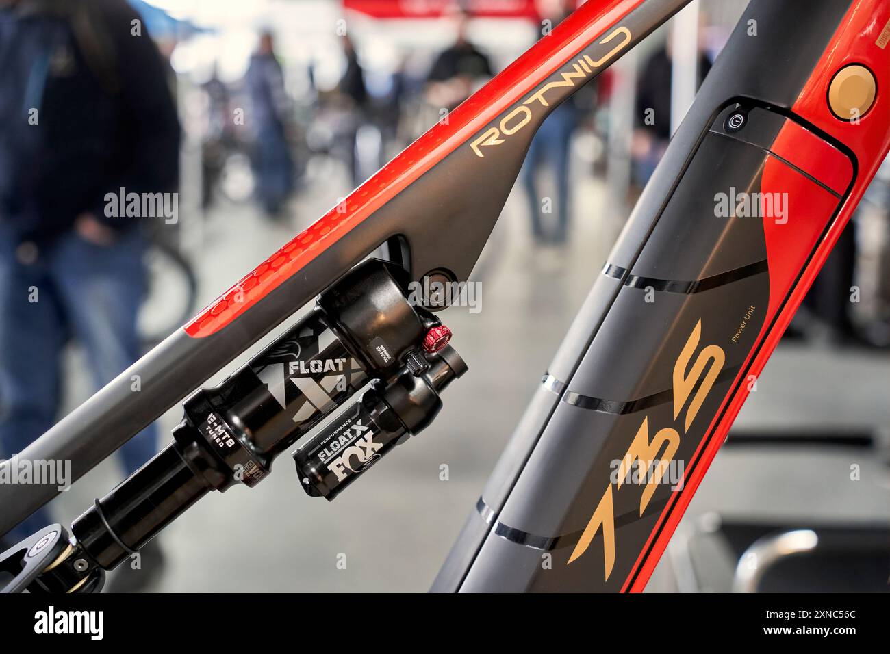 Braunschweig, Germany, February 24, 2024: Rotwild electric bicycle ...