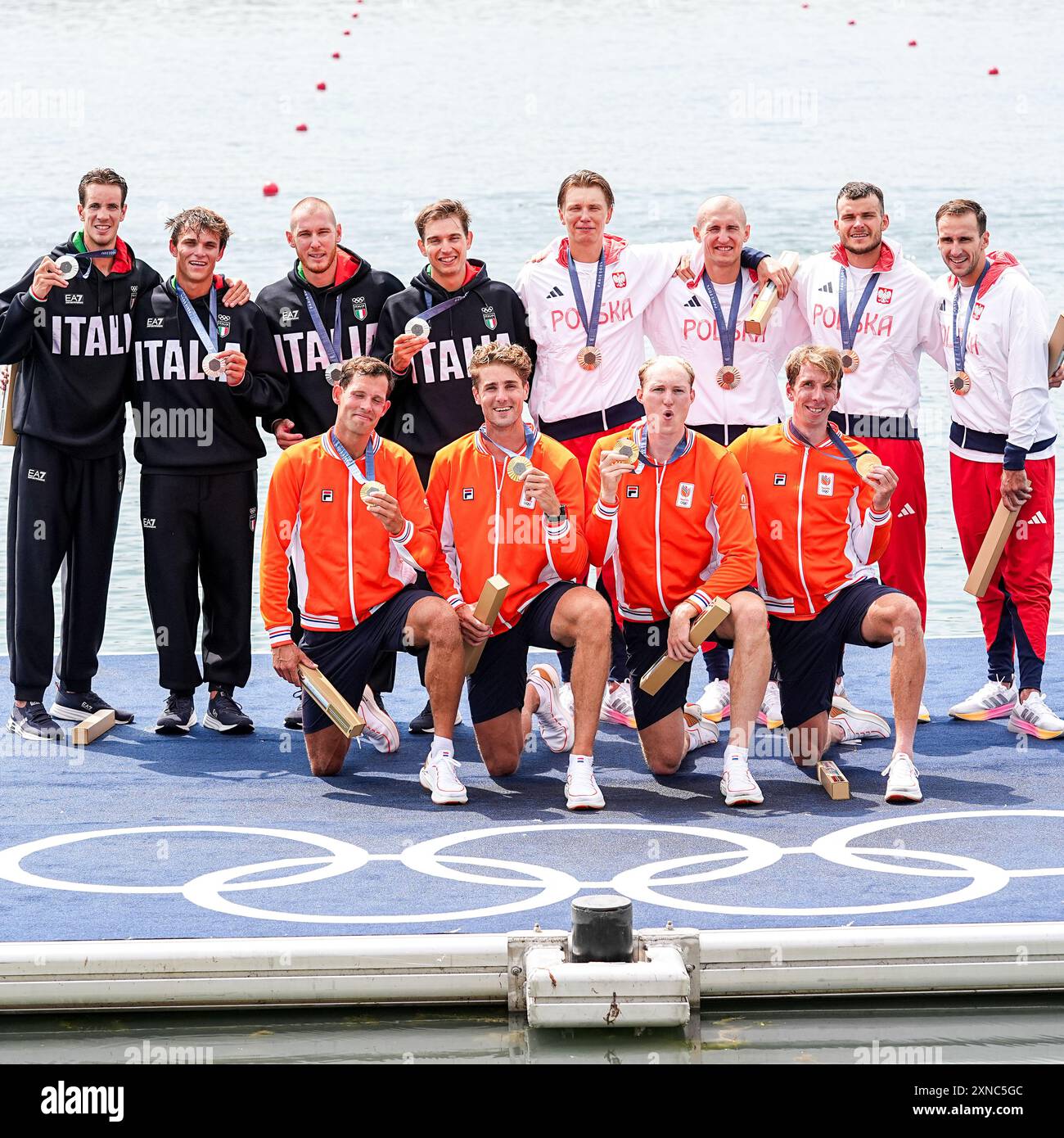 PARIS, FRANCE - JULY 31: Luca Chiumento of Italy, Luca Rambaldi of ...