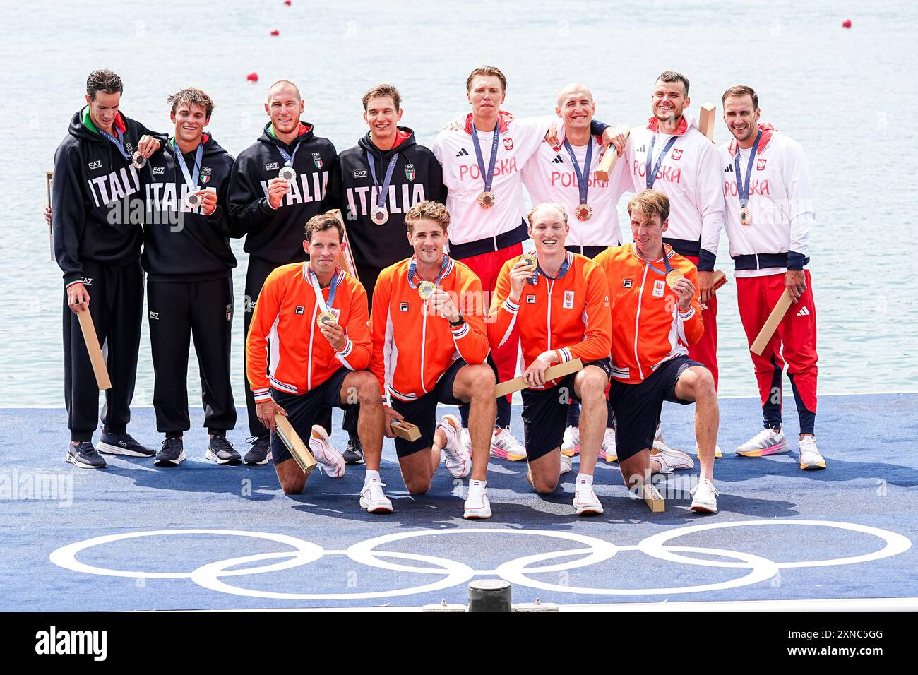 PARIS, FRANCE - JULY 31: Luca Chiumento of Italy, Luca Rambaldi of ...