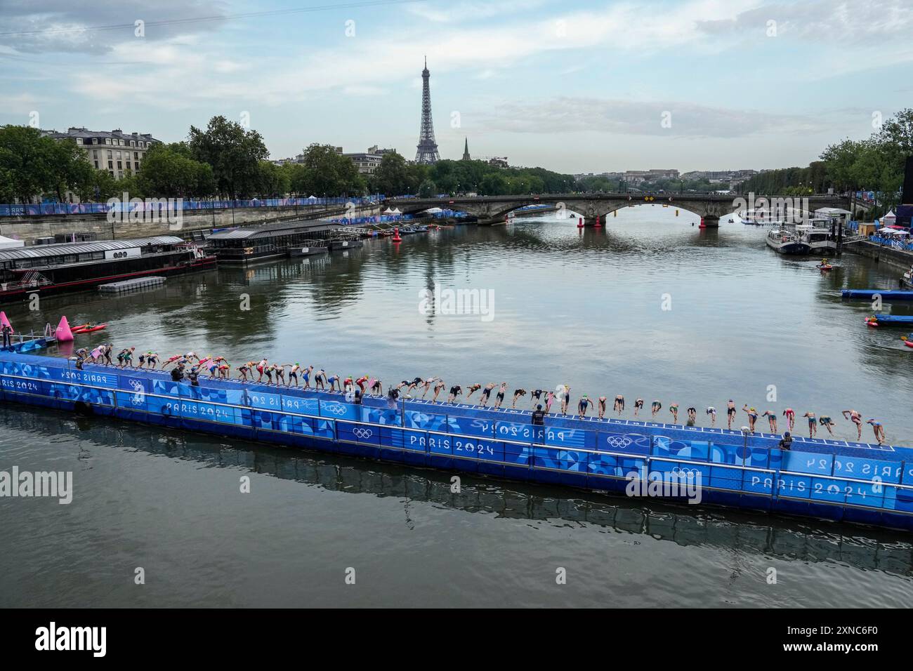 Paris, France. 31st July, 2024. Paris, France, July 31, 2024. Athletes ...