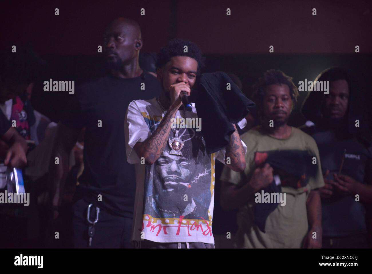 FORT LAUDERDALE, FLORIDA - JULY 28: Rapper Lil Poppa performs live on ...