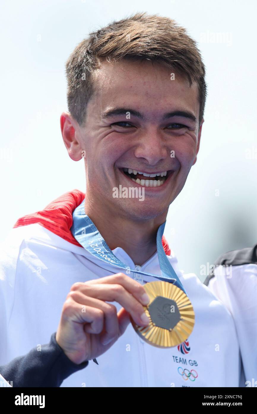 PARIS, FRANCE. 31st July, 2024. Alex Yee of Team Great Britain poses ...