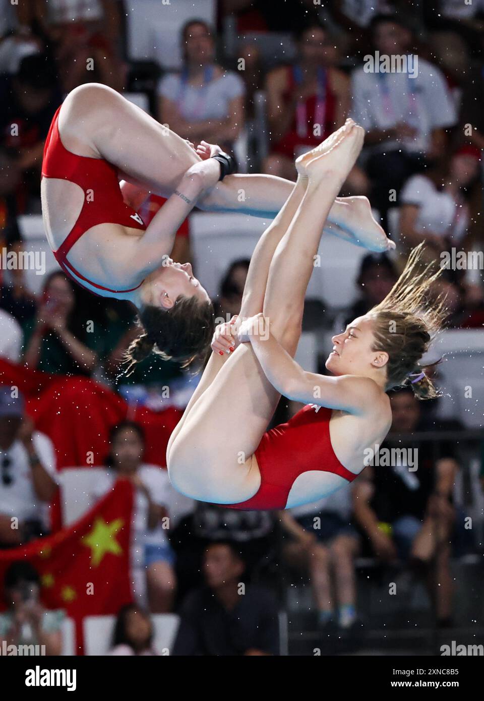 Paris, Ile de France, France. 31st July, 2024. Caeli Mckay and Kate Miller (Canada) compete in ...