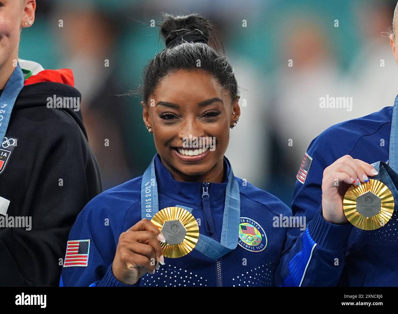 Paris, France, 30/07/2024, SImone Biles wins gold during the // on Day ...