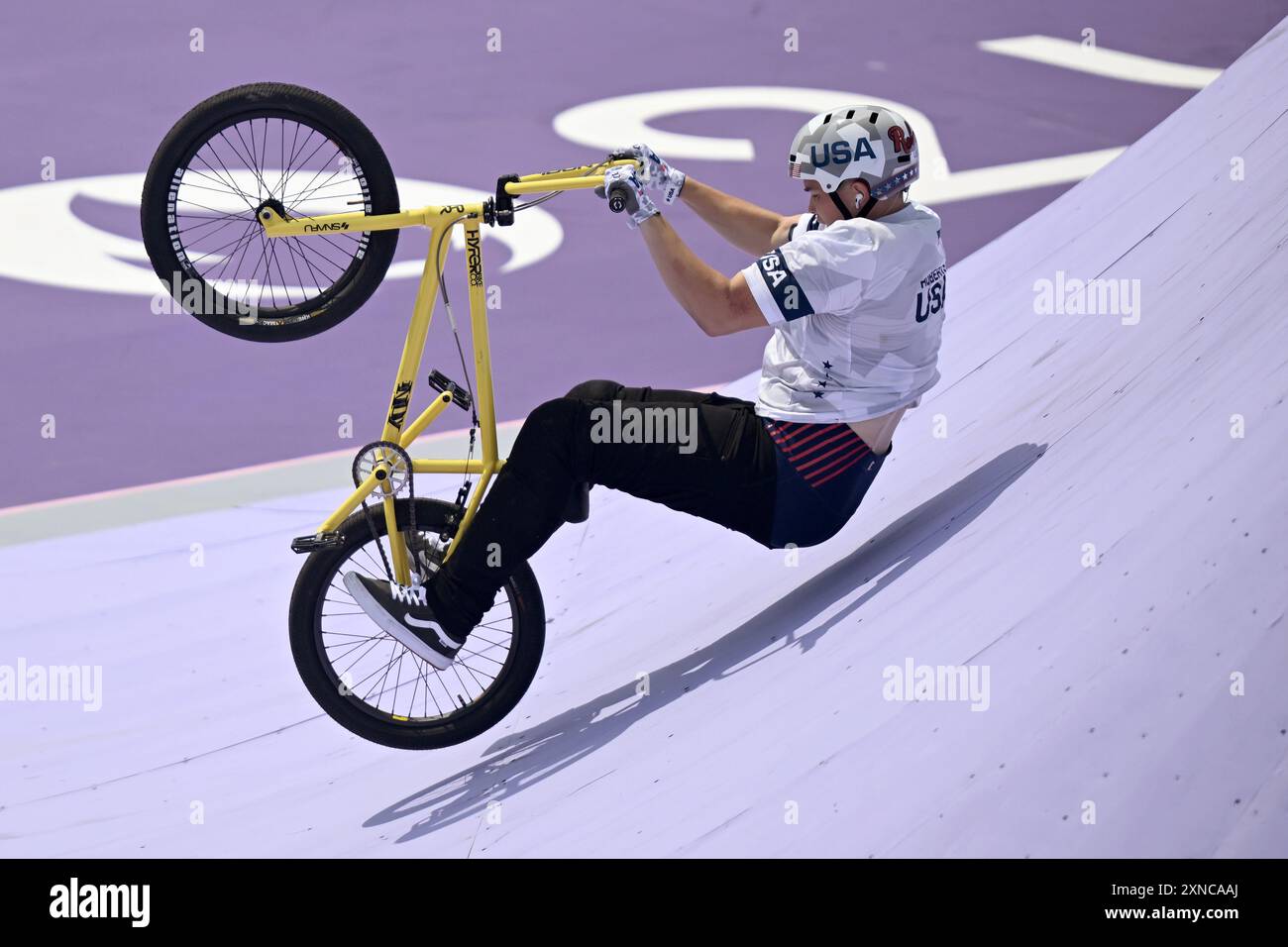Versailles, France. 31st July, 2024. Olympia, Paris 2024, Cycling, BMX ...