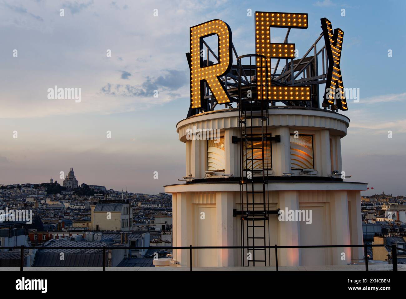 Paris, France. 30th July, 2024. Visit to the Grand Rex, the largest ...
