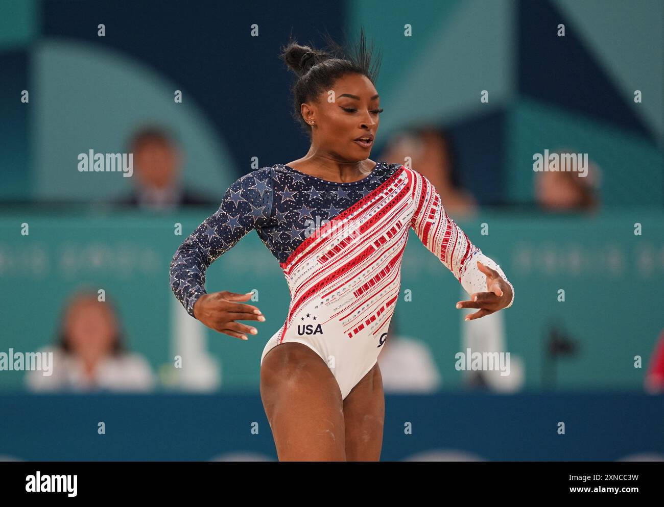 Bercy Arena, Paris, France. 30th July, 2024. SImone Biles competes ...