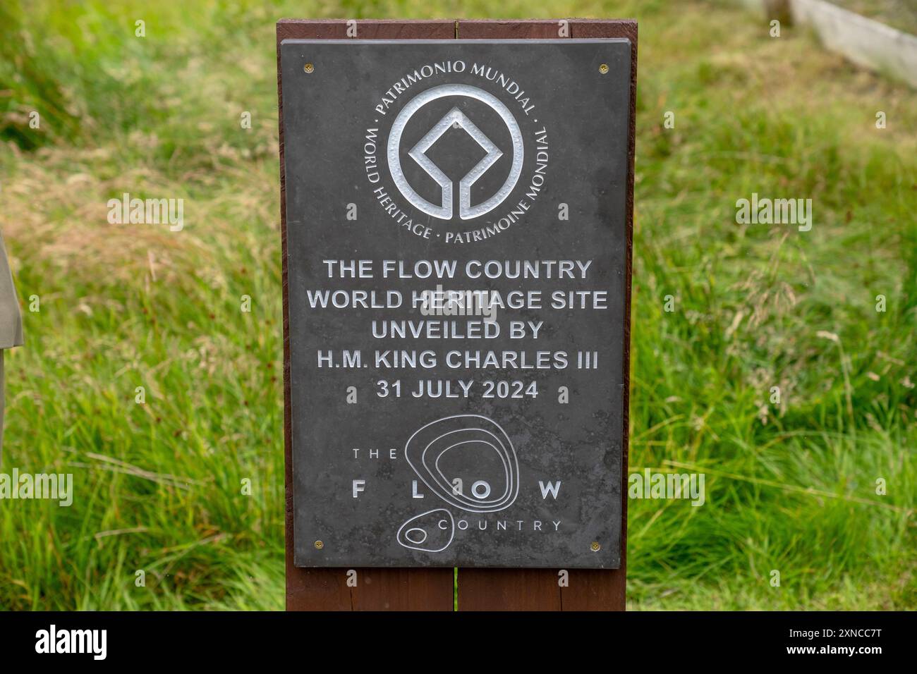 King Charles III unveils the Flow Country World Heritage Site plaque ...