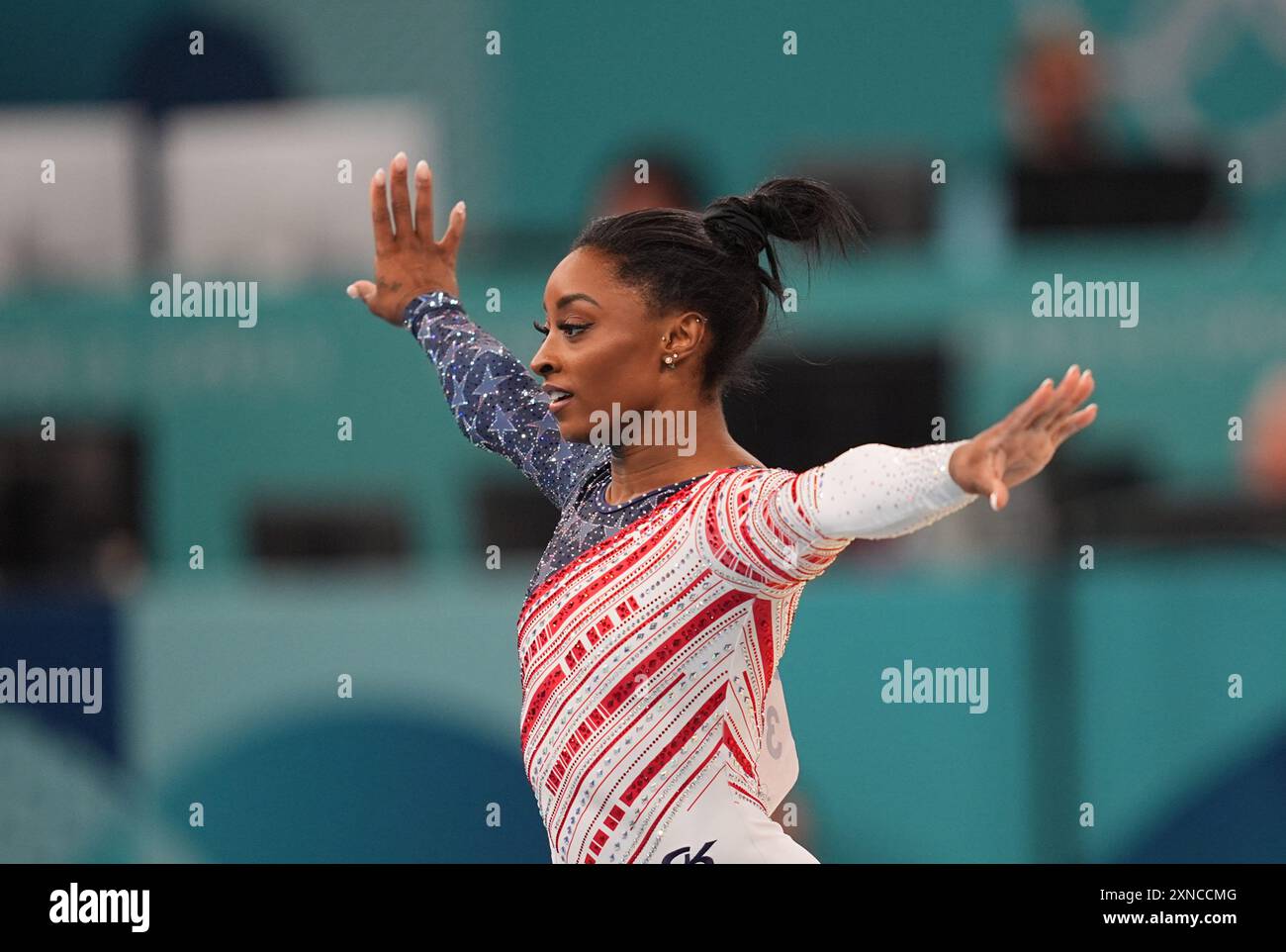 Bercy Arena, Paris, France. 30th July, 2024. SImone Biles competes ...