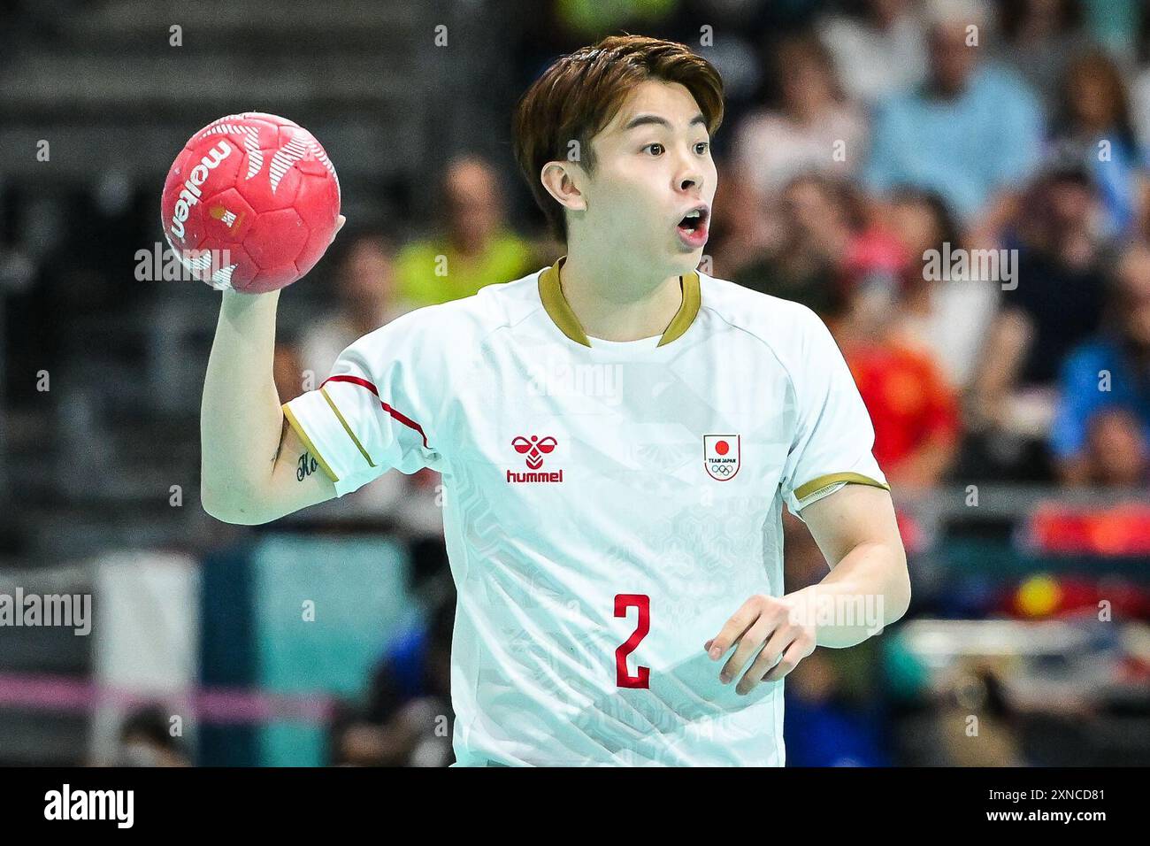 YASUHIRA Kosuke of Japan during the handball match between Spain and ...